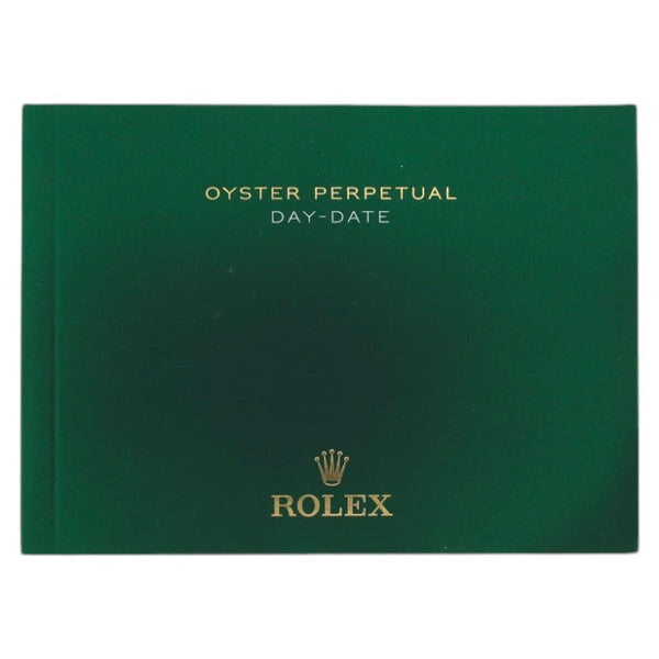 Rolex Instruction Manual Day-Date – Watch Bits